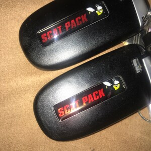 For 2015-2023 Scat Pack Challenger/charger Key Fob Badges in Red set of ...
