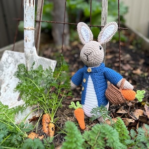 Large Peter Rabbit Crochet Pattern, Amigurumi Rabbit Pattern, Peter ...