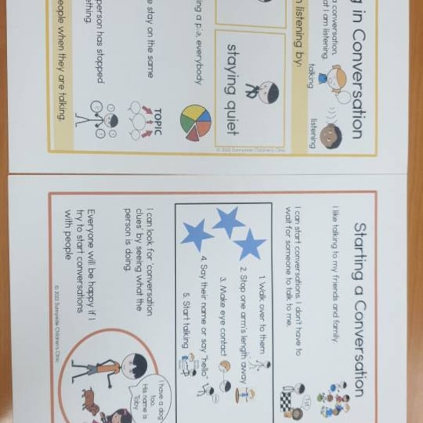 Editable Lanyard Visuals | Desk Reminders | Visual Rules Cue Cards ...