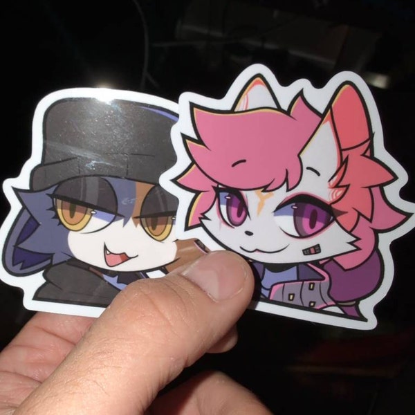 Vinyl Stickers | Meowskulls, Camille, Highwire, and Kimiko | 2.5"/63 ...