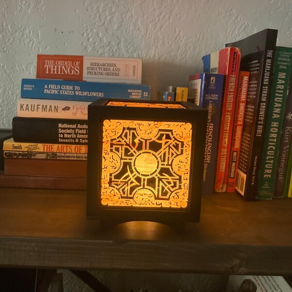 Puzzle Box Lamp - Etsy