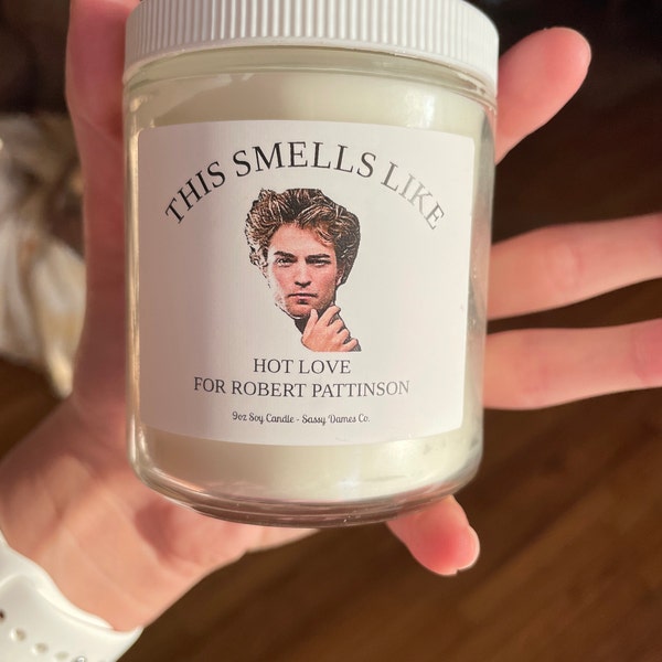This Smells Like Robert Pattinson Hot Love | Funny Candles | Pop ...