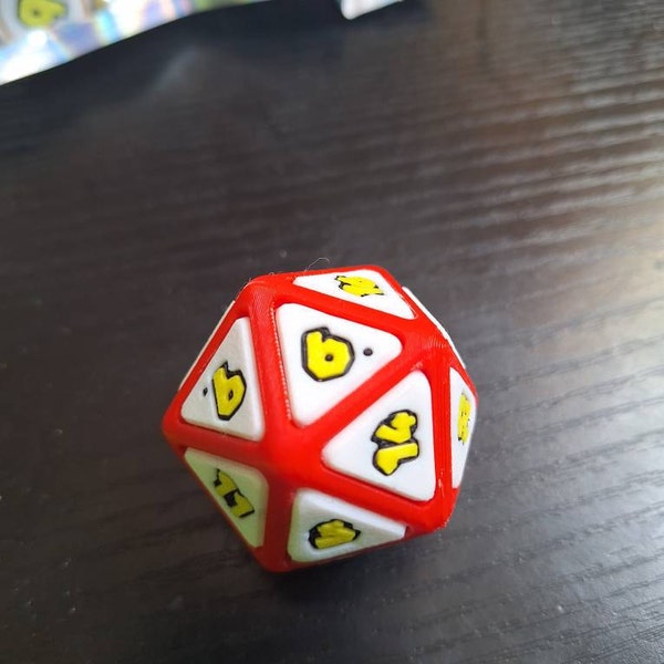 Dnd Dice Set Mario Themed - Polyhedral Dice for RPG - D4 D6 D8 D10 D ...