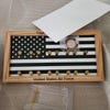 Sheriff Green Stripe Flag Coin Display to Showcase on the Wall or Desk ...