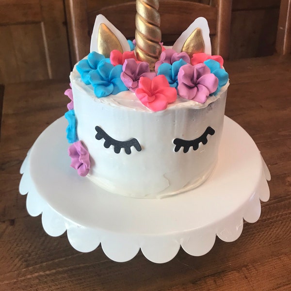 Fondant,sugar, Edible Tropical Flower for Cakes and Cupcakes#4 - Etsy