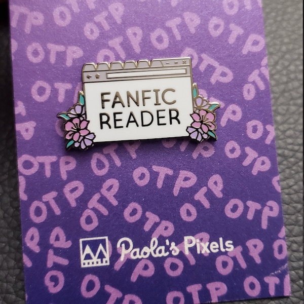 Fanfic Pin, Fandom Enamel Pin, Anime Enamel Pin, Fanfic Reader Enamel ...