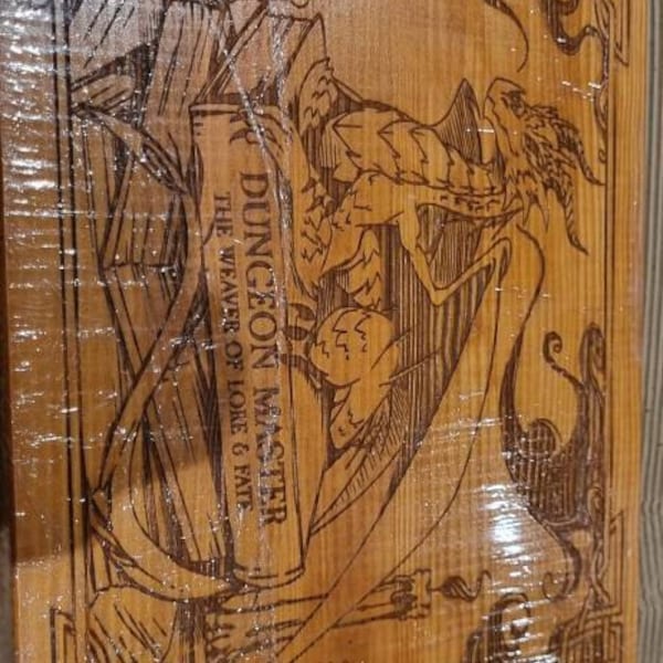 Dungeon Master Screen Wooden RPG Screen Gift Dnd Gift Table Top Games ...