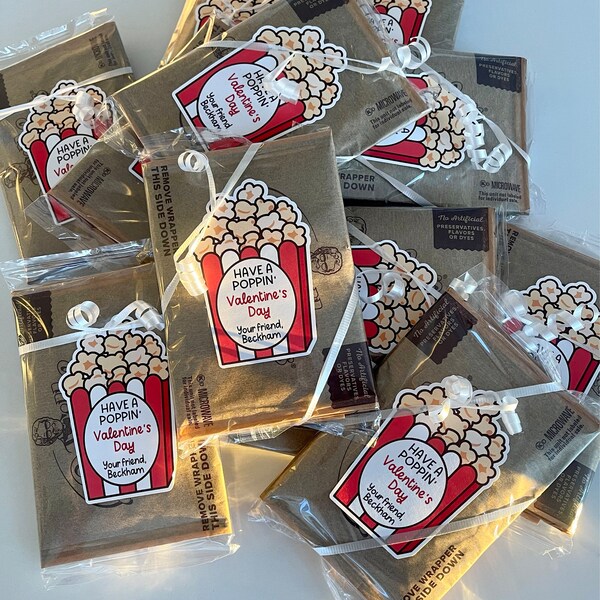 16 Classroom Gift Ideas, Classroom Gift Stickers, Popcorn Stickers ...