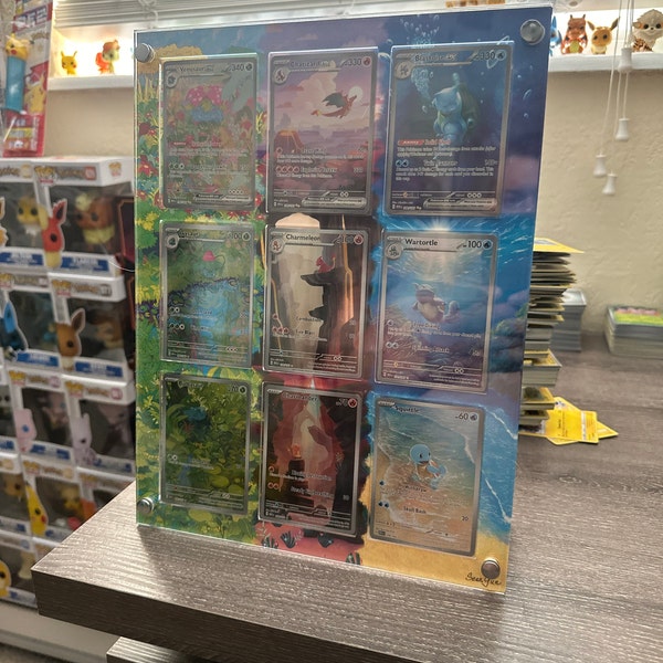 Iono SAR Custom Pokémon Card Display Frame Case - Etsy