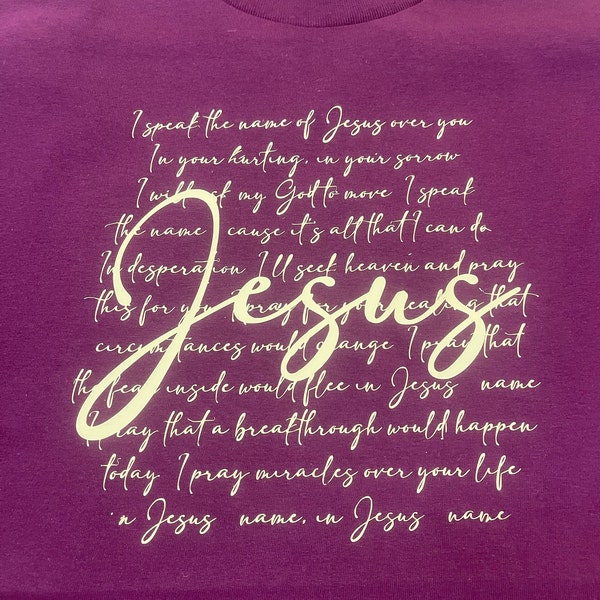 I Speak the Name of Jesus SVG, Religious Svg, Jesus Svg, Bible Svg ...