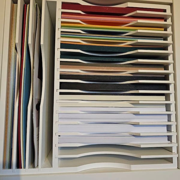 12x12 Paper Holder (16 Slot) - IKEA® or Desk - Etsy UK