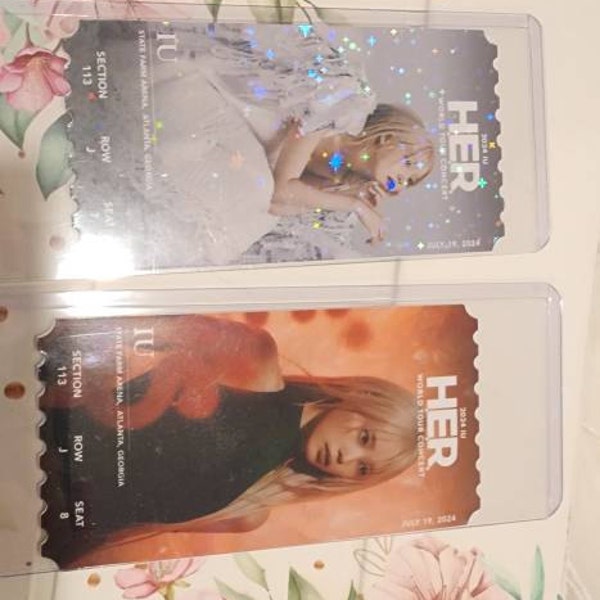IU World Tour "h.e.r." Custom Physical | Memento | Souvenir | Keepsake ...