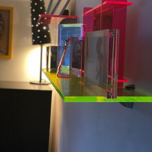 Perspex/acrylic Coloured Shelves Smoked Dark Grey for - Etsy