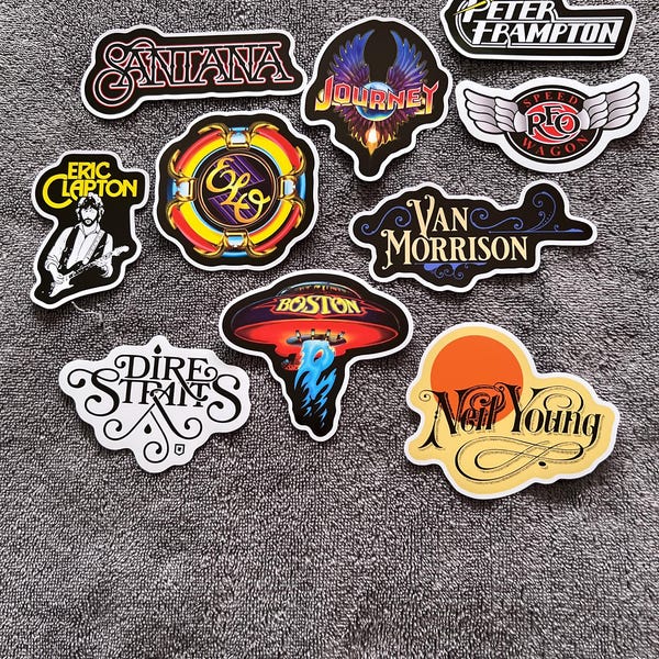 Alternative Punk Rock Band Sticker Pack 10 Stickers Vinyl Decals Grunge ...