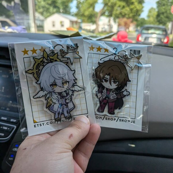 HONKAI STAR RAIL Penacony Keychain Charms - Sunday Gallagher Robin ...