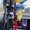 Skeleton Rear View Mirror Hanging Halloween Car Decorations - Etsy