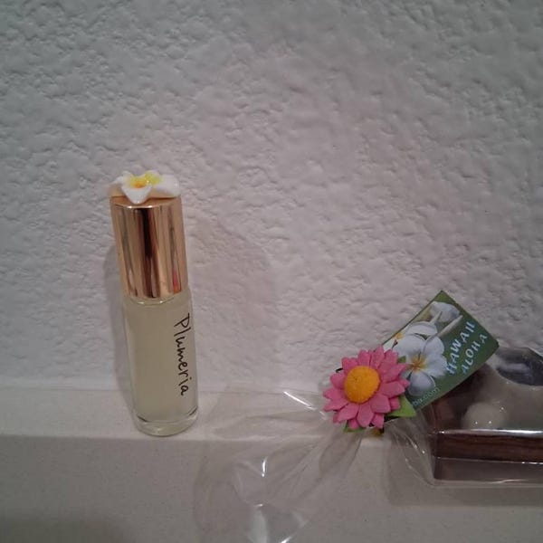 PIKAKE MINI PERFUME (hawaiian Jasmine). Custom-blended Roll-on Perfume ...