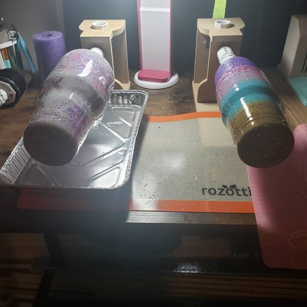 Set of 2 Single Cup Turners: Epoxy Glitter Tumbler Making, 5-6 RPM - Etsy