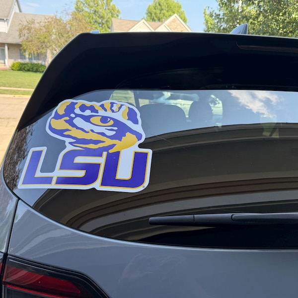 LSU Tigers 6” Premium Vinyl Decal Licensed NCAA - Etsy