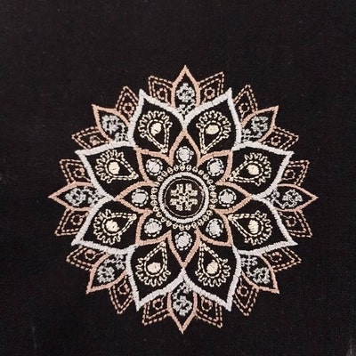 Floral Mandala Embroidery Design Mandala Machine Embroidery Design ...