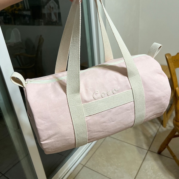 SMALL Canvas Duffle Bag | Canvas Bag | Gym Bag | Sewing Pattern ...