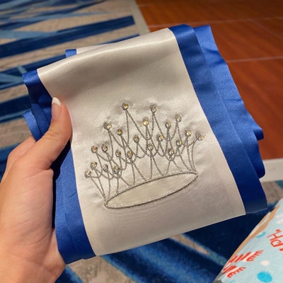 CUSTOM EMBROIDERED SASHES Pageant/homecoming - Etsy