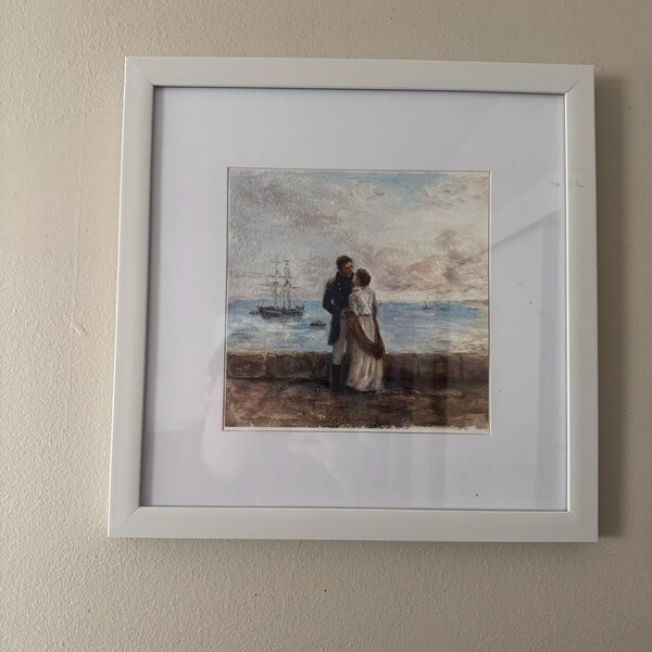Persuasion: Captain Wentworth and Anne Elliot Fine Art Print | Jane ...