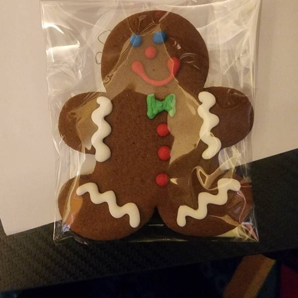 Custom Homemade Gingerbread Man Cookies Large Decorated or Undecorated ...