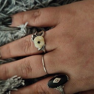 Trio Teeth Ring. Available With/ Without Braces Gem Cavities - Etsy