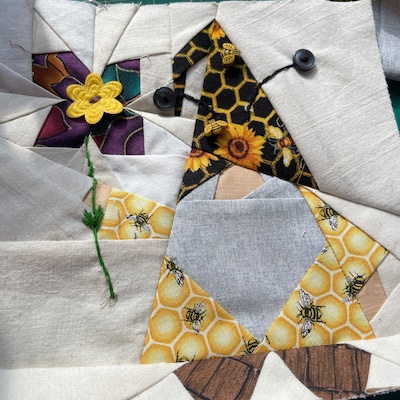 Goose on the Lake Paper Piecing Block in PDF - Etsy