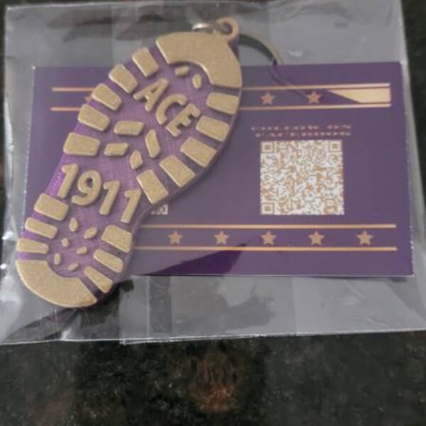 Massively OWT - "omega Psi Phi" Desktop Bright Gold Show Piece With 2 ...
