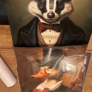 Gothic Pug Dog Victorian Rennasaince Gentleman Fine Art Giclee, Vintage ...