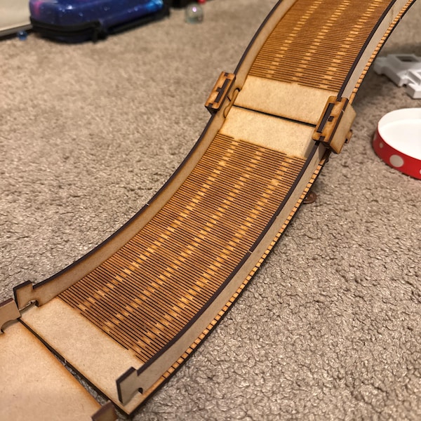 RADIUS 2 CORNER Tracks - 4 Pack, Marble Race Track Kit, A DIY Modular ...