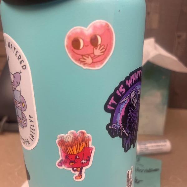 Custom Mini Vinyl Stickers: Waterproof Laptop & Phone Decals - Etsy