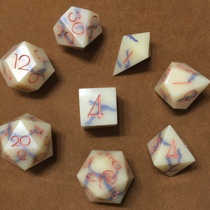 Baked Bean Cursed Food Dice Set 8 Piece TTRPG Set Duality Dice | Etsy UK