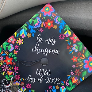 MSW Social Work Social Worker Printed Premade Graduation Cap Printed ...