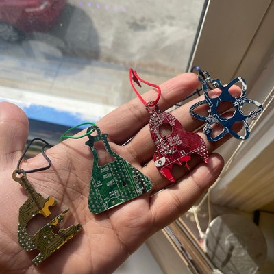 Circuit Board Keychain CHOOSE COLOR, Computer Key Fob, Geek Gift ...