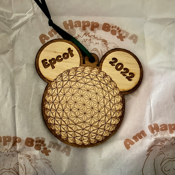 Mickey Mouse Epcot Ornament - Etsy