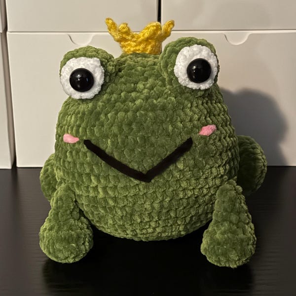 Frog Crochet Pattern PDF: Chubby Amigurumi Plush Toy (beginner Friendly ...