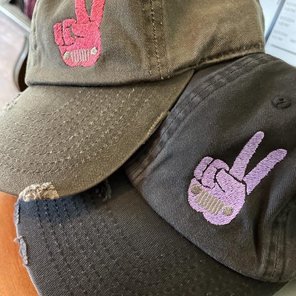 The Wave Hat | Distressed Baseball Cap OR Ponytail Hat | Wave With ...