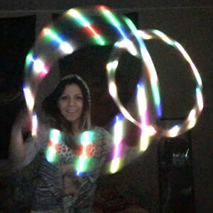 CUSTOM Poi or Mini Led hula hoop pair | Etsy