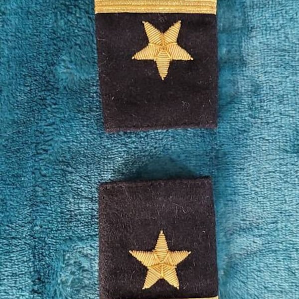 The US Navy Merchant Second Officer Second Mate Epaulette Pair - Etsy