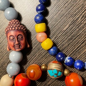 Tibetan Kapala 108 Mala Old, Mala Prayer Beads, Mala Bodhi 108 ...