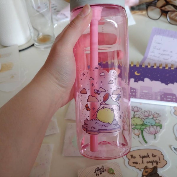 Butterfly Net Frog Clear Vinyl Sticker - Etsy