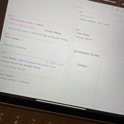 Digital Note Taking Goodnotes Notability Template College - Etsy