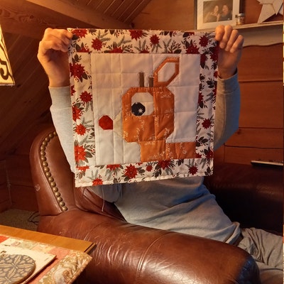 Rudolph the Red-nosed Reindeer Quilt Block Pattern 6 Inch and 12 Inch ...