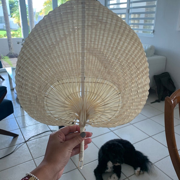 Wedding Bamboo Hand Fans, Beach Wedding Fans, Tropical Hand Fan Favors ...