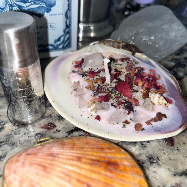 Aphrodite’s Self Love Shell Candle- Decorative Candle - Etsy