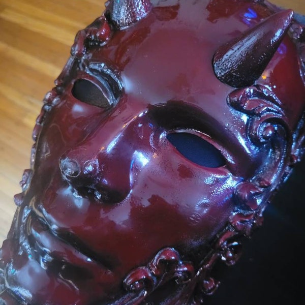 MR HELL (resin Full-face Venetian Mask) - Etsy