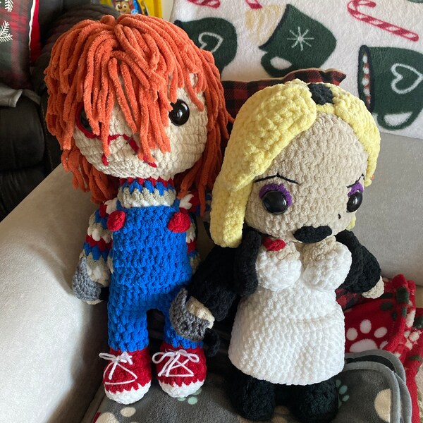 Medium Crochet Slashers | Crochet Horror Dolls | Halloween Dolls ...